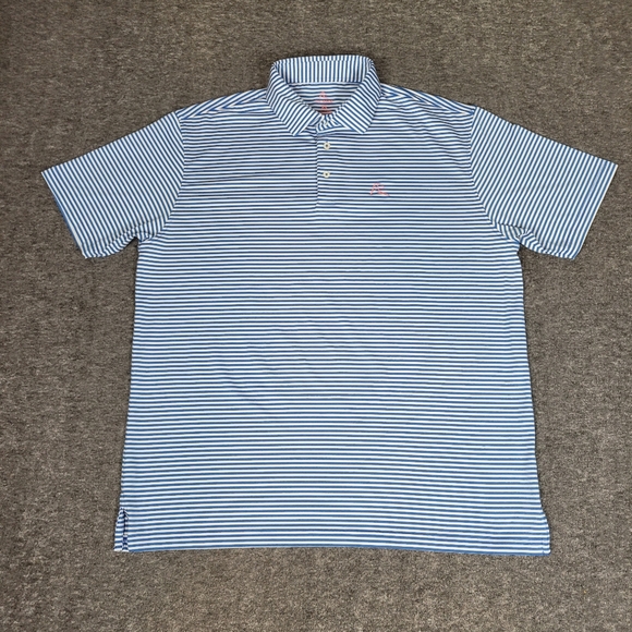 Rhoback | Shirts | Rhoback The Birdie Stripe Mens Size Xl Golf Polo ...